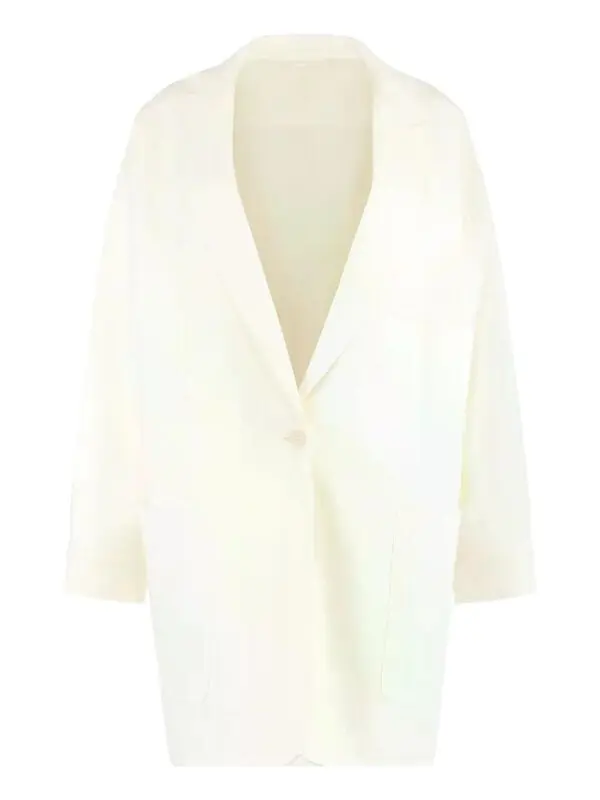 Max Mara Orlaya Notched-lapels Blazer - 001|white